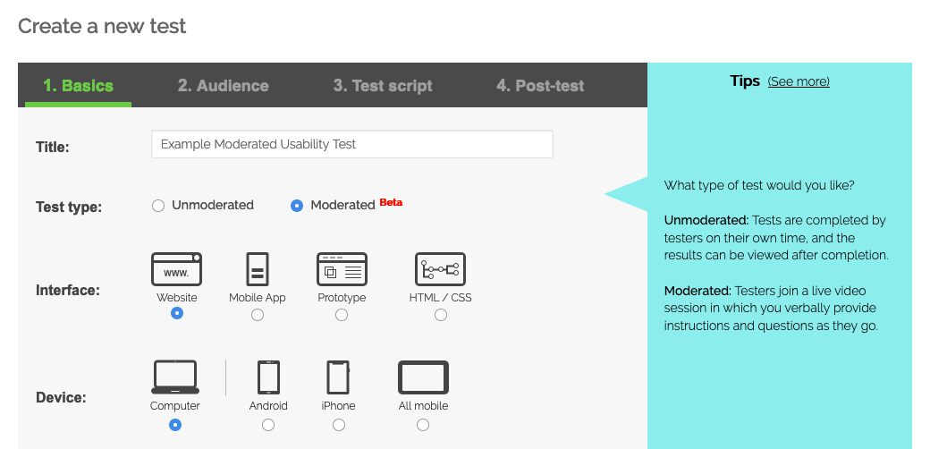 Top moderated testing usability tools - Trymata